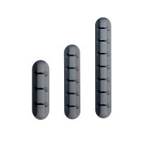 China Wholesale High Quality Flexible Silicone Cable Organizers Reusable Cord Management Clips Manufacturer for sale