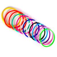 China Wholesale Soft Silicone Hair Ties Factory Direct Non-Slip Waterproof Hair Bands for Women & Kids for sale