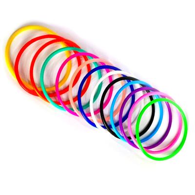 China Wholesale Soft Silicone Hair Ties Factory Direct Non-Slip Waterproof Hair Bands for Women & Kids for sale