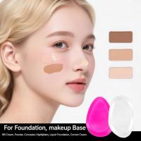 China Wholesale Soft Silicone Cosmetic Puffs Factory Direct Reusable Makeup Sponges for EU & US Markets for sale