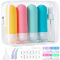 China Wholesale Silicone Travel Kits Factory Direct Portable Leak-Proof Travel Toiletry Kits for EU & US Markets for sale