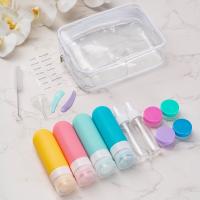 China Wholesale Silicone Travel Kits Factory Direct Portable Leak-Proof Travel Toiletry Kits for EU & US Markets for sale