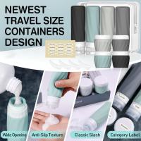 China Wholesale Silicone Travel Kits Factory Direct Portable Leak-Proof Travel Toiletry Kits for EU & US Markets for sale