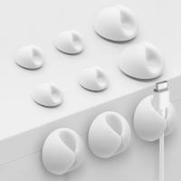 China Wholesale Silicone Cable Clips | Factory Direct Adhesive Silicone Cord Organizer Clips Bulk Export for sale