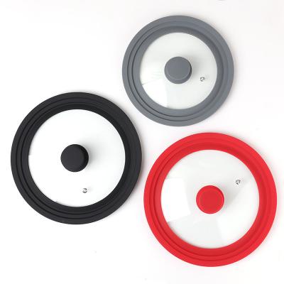 China Bulk Multifunctional Silicone Pot Lid | Food Grade Universal Pot Cover Wholesale for sale