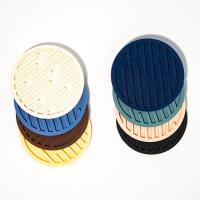 China Bulk Silicone Insulated Circular Coaster | Food Grade Heat-Resistant Round Coaster Wholesale for sale