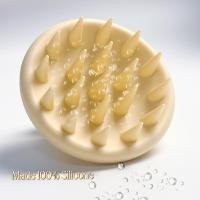 China Bulk Silicone Hairbrush Massage Brush | Soft Scalp Massager & Hair Brush Wholesale for sale