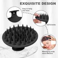 China Bulk Silicone Hairbrush Massage Brush | Soft Scalp Massager & Hair Brush Wholesale for sale
