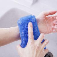 China Thick silicone-backed bath towel | Non-slip, soft bath towel wholesale for sale