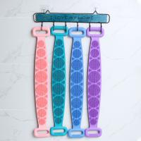 China Thick silicone-backed bath towel | Non-slip, soft bath towel wholesale for sale