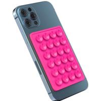 China Bulk Silicone Phone Suction Cup | Strong Grip Anti-slip Phone Holder Mat Wholesale for sale