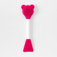 China Bulk Double-ended Silicone Facial Mask Brush | Soft Skin-friendly Makeup Brush Wholesale for sale