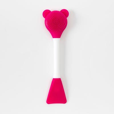 China Bulk Double-ended Silicone Facial Mask Brush | Soft Skin-friendly Makeup Brush Wholesale for sale