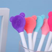 China Bulk Double-ended Silicone Facial Mask Brush | Soft Skin-friendly Makeup Brush Wholesale for sale