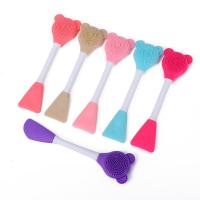 China Bulk Double-ended Silicone Facial Mask Brush | Soft Skin-friendly Makeup Brush Wholesale for sale