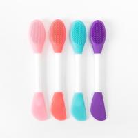 China Bulk Double-ended Silicone Facial Mask Brush | Soft Skin-friendly Makeup Brush Wholesale for sale