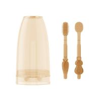 China Bulk Baby Infant Silicone Toothbrush Set | Soft Gum Care Teething Brush Wholesale for sale