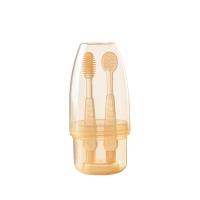 China Bulk Baby Infant Silicone Toothbrush Set | Soft Gum Care Teething Brush Wholesale for sale