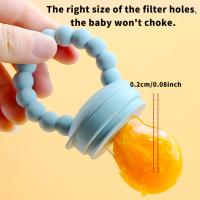 China Factory Wholesale Food Grade Silicone Baby Fruit Vegetable Bite Pacifier Teething Toy | BPA Free Infant Soothing Teether for sale