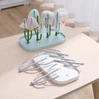 China Factory Wholesale Detachable Baby Bottle Drying Rack | Food Grade Infant Bottle Drainer OEM ODM for sale