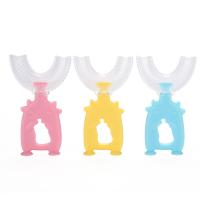 China Factory Direct Sale Children's U-Shaped Silicone Toothbrush | Food Grade Kids Soft Toothbrush OEM ODM for sale