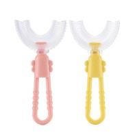 China Factory Direct Sale Children's U-Shaped Silicone Toothbrush | Food Grade Kids Soft Toothbrush OEM ODM for sale