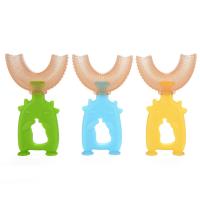 China Factory Direct Sale Children's U-Shaped Silicone Toothbrush | Food Grade Kids Soft Toothbrush OEM ODM for sale