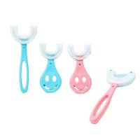 China Factory Direct Sale Children's U-Shaped Silicone Toothbrush | Food Grade Kids Soft Toothbrush OEM ODM for sale