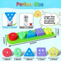China Factory Wholesale Silicone Sensory Building Blocks | 1-3 Years Old Early Education Intelligence Development Toys OEM ODM for sale
