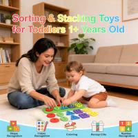 China Factory Wholesale Silicone Sensory Building Blocks | 1-3 Years Old Early Education Intelligence Development Toys OEM ODM for sale