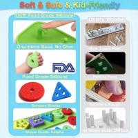 China Factory Wholesale Silicone Sensory Building Blocks | 1-3 Years Old Early Education Intelligence Development Toys OEM ODM for sale
