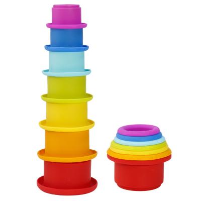 China OEM/ODM Food Grade Silicone Stacking Cups - Baby Early Educational Intelligence Building Toy for Wholesale for sale