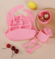 China OEM/ODM Food-grade Baby Feeding Tableware Set - Silicone Bowl, Spoon & Fork for Infant Feeding for sale