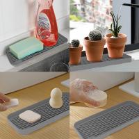 China OEM/ODM Silicone Kitchen Storage Tray - Multi-functional Rectangular Draining Tray for Tableware, Fruit & Vegetable for sale