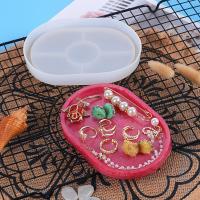 China OEM/ODM DIY Crystal Drip Glue Resin Silicone Mold - Elliptical Cup Cover & Tray Storage Making Mold for sale