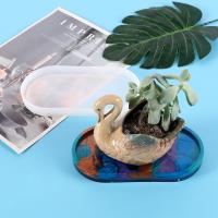 China OEM/ODM DIY Crystal Drip Glue Resin Silicone Mold - Elliptical Cup Cover & Tray Storage Making Mold for sale