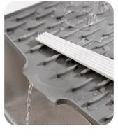 China OEM/ODM Silicone Drip Tray Water Storage Basin - Water Flow Diversion Kitchen Tray for Fruit, Vegetable, Dishes (Countertop/Pot/Heat Insulation Pad) for sale