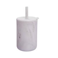 China OEM/ODM Children's Silicone Highball Cup with Straw - Baby Learning Drinking Cup with Lid, Tall Silicone Straw Cup for sale