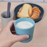 China OEM/ODM Baby Food-grade Silicone Training Cup - Anti-drop Drinking Cup with Toothbrush, Tooth Cleaner for Complementary Food Stage for sale