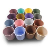 China OEM/ODM Baby Food-grade Silicone Training Cup - Anti-drop Drinking Cup with Toothbrush, Tooth Cleaner for Complementary Food Stage for sale