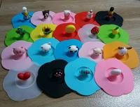 China OEM/ODM Customized Creative Flower Silicone Lid - Food-grade Dust-proof Cup Cover for Glass Mug & Food Preservation for sale
