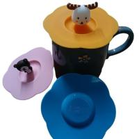 China OEM/ODM Customized Creative Flower Silicone Lid - Food-grade Dust-proof Cup Cover for Glass Mug & Food Preservation for sale