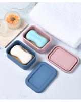 China OEM/ODM Silicone Soap Box Set - Multi-functional Portable Drainage Soap Storage Set for Home & Outdoor Travel for sale