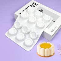 China OEM/ODM Multi-style Silicone Molds - Groove Flowers, Hearts, Stars, Mousse/Cake/Pudding & Candle Molds for sale