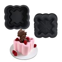 China OEM/ODM Multi-style Silicone Molds - Groove Flowers, Hearts, Stars, Mousse/Cake/Pudding & Candle Molds for sale