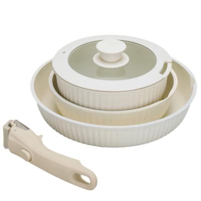 China OEM/ODM Household Pot Lids - Silicone Gap Lid, Tempered Glass Flat Lid for Frying Pan, Soup Pot, Milk Pot (Detachable Handle, Manufacturer Wholesale) for sale