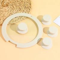 China OEM/ODM Household Pot Lids - Silicone Gap Lid, Tempered Glass Flat Lid for Frying Pan, Soup Pot, Milk Pot (Detachable Handle, Manufacturer Wholesale) for sale