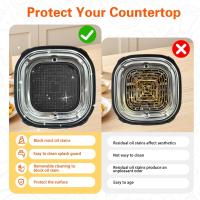 China Silicone Splash-Proof Net for Ninja AF400/AF451 Air Fryer | Reusable Silicone Splash-Proof Board & Pad for sale