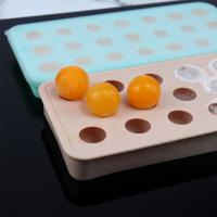 China Factory Wholesale Silicone Ice Hockey Mold, Household Soft-Bottom Ice Tray for Ice Beads, Ice Cubes & Self-Made Ice Hockey, Easy to Demold for sale