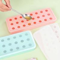 China Factory Wholesale Silicone Ice Hockey Mold, Household Soft-Bottom Ice Tray for Ice Beads, Ice Cubes & Self-Made Ice Hockey, Easy to Demold for sale